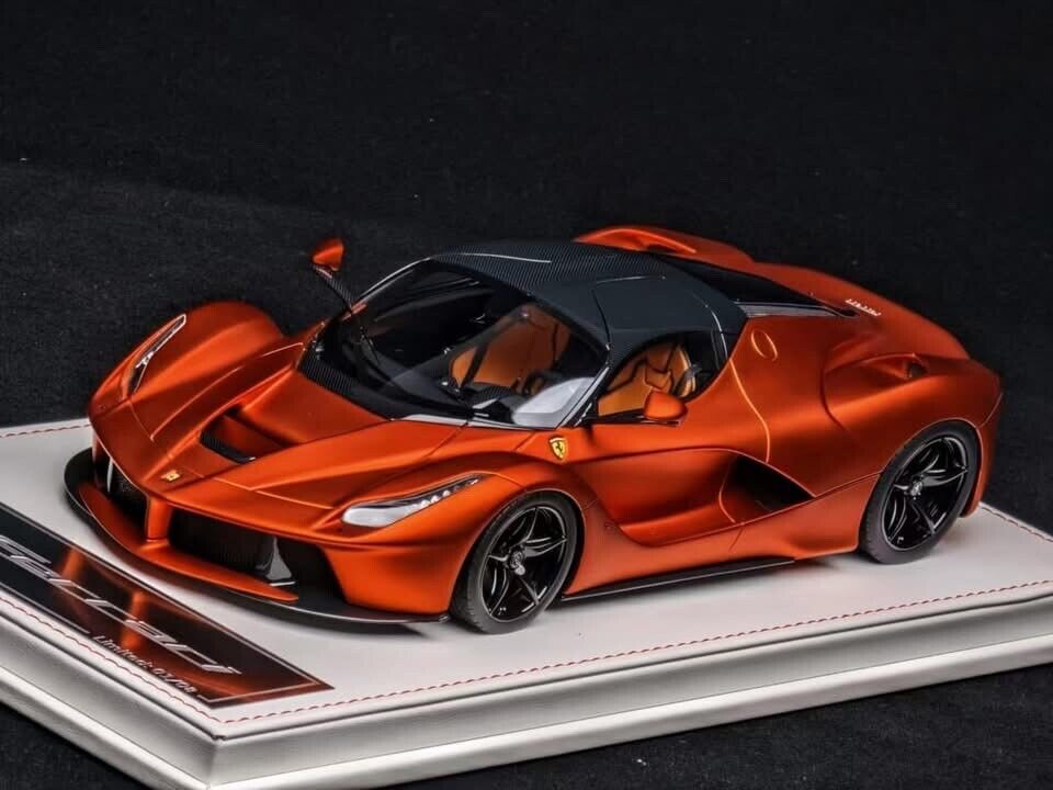 Ferrari LaFerrari (Matt Chrome Orange/ Carbon) [Davis & Giovanni] 1/18 ...