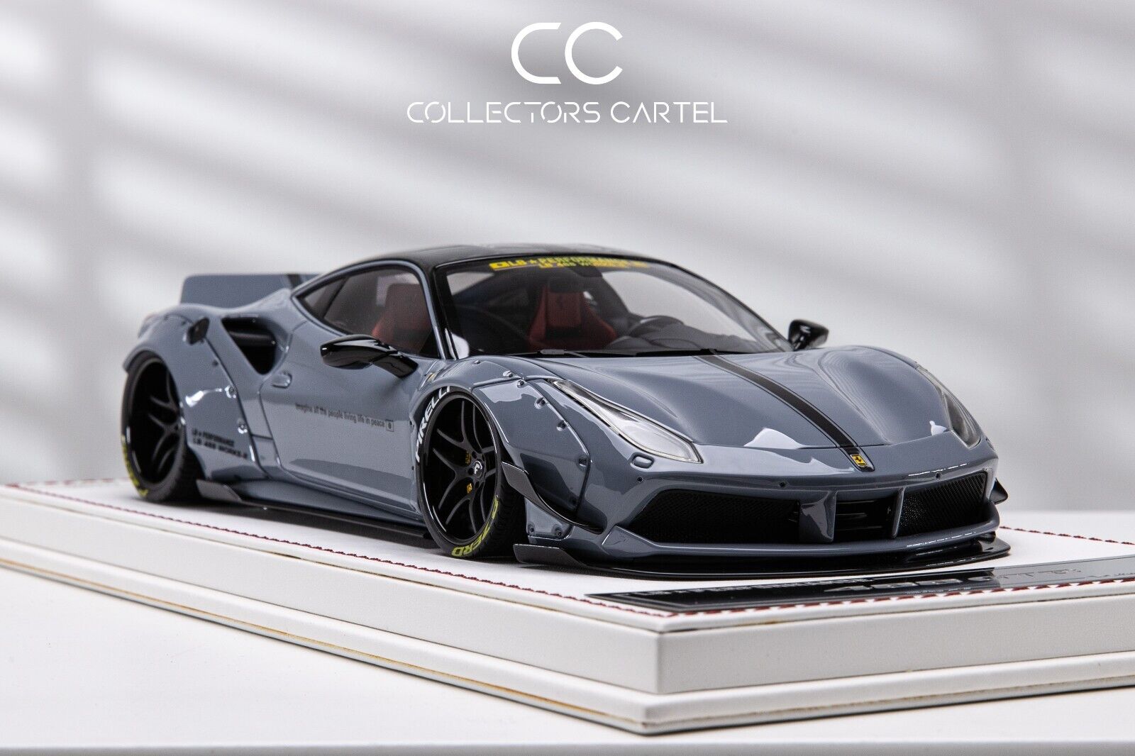 Ferrari 488 GTB LBWK (Gloss Dark Gray) [Davis & Giovanni] 1/18 scale ...