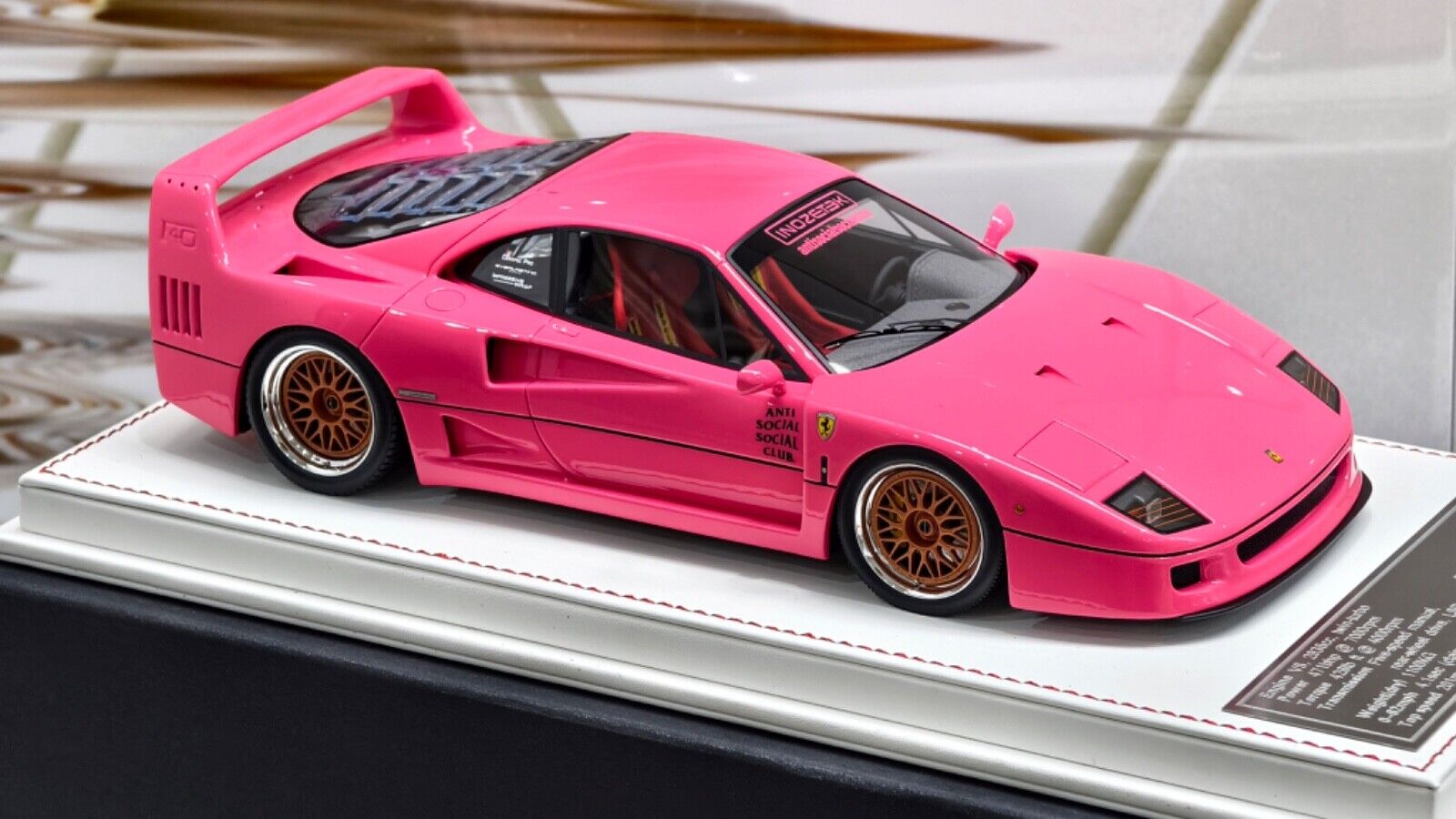 Ferrari F40 (Neon Pink/ Anti Social Social Club) [Davis & Giovanni] 1 ...
