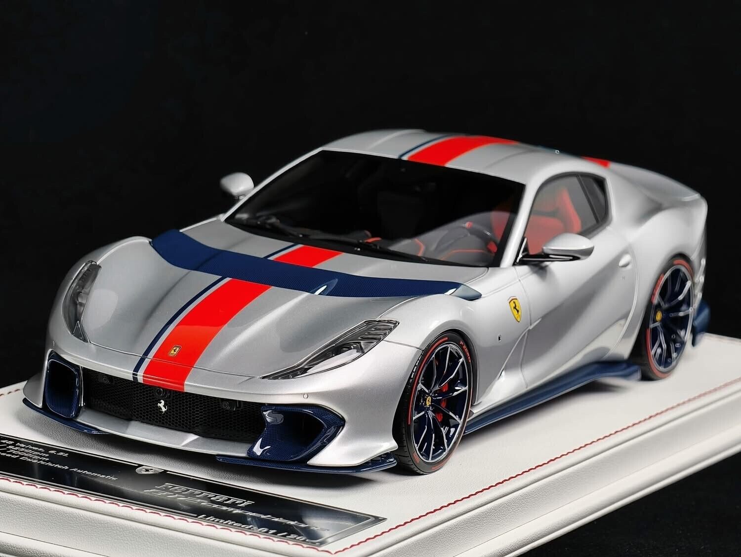 Ferrari 812 Competizione (Silver/ Orange Stripe) [Davis & Giovanni] 1 ...