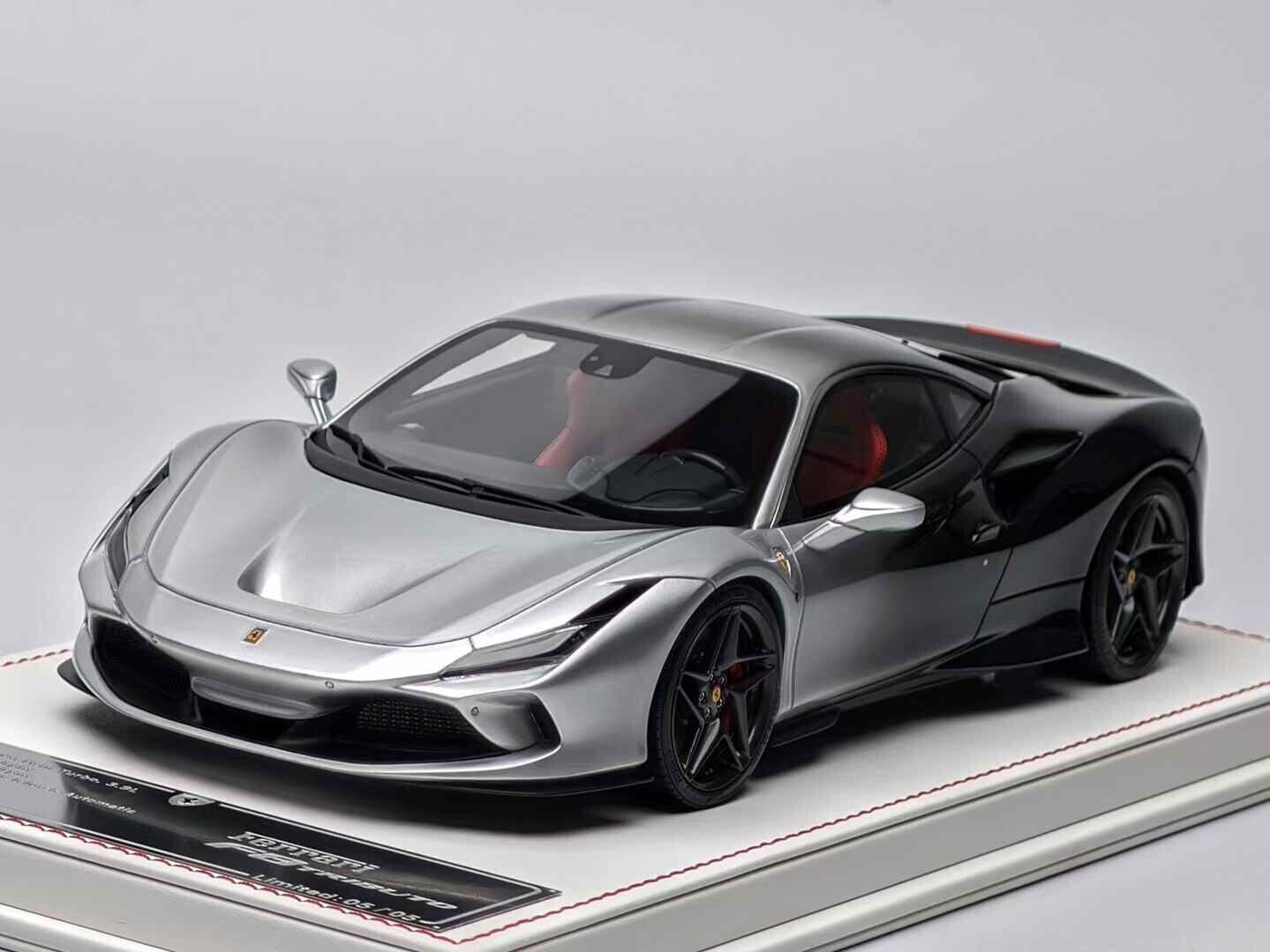 Ferrari F8 Tributo NOVITEC (Silver/black) [Davis & Giovanni] 1/18 scal ...