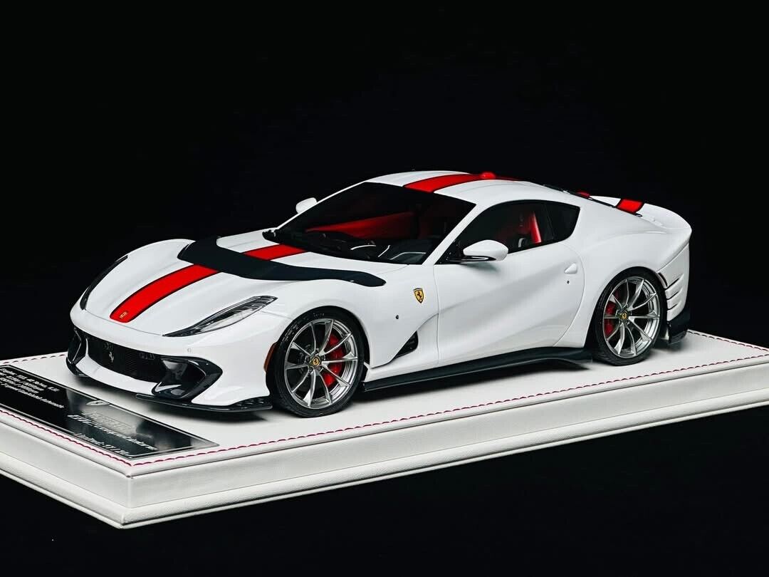 Ferrari 812 Competizione (Gloss White/ Red Stripe) [Davis & Giovanni ...