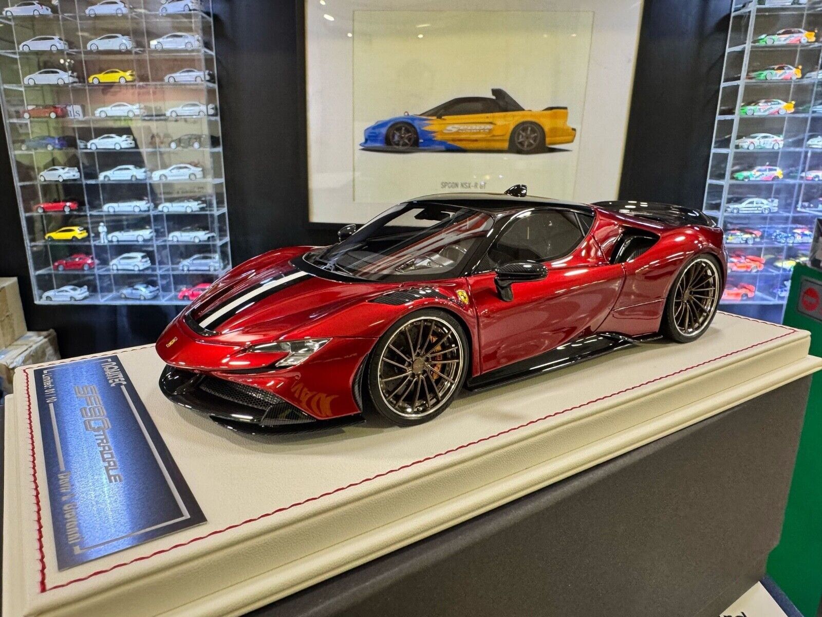 Ferrari SF90 Stradale NOVITEC (Candy Red) [Davis & Giovanni] 1:18 scal ...