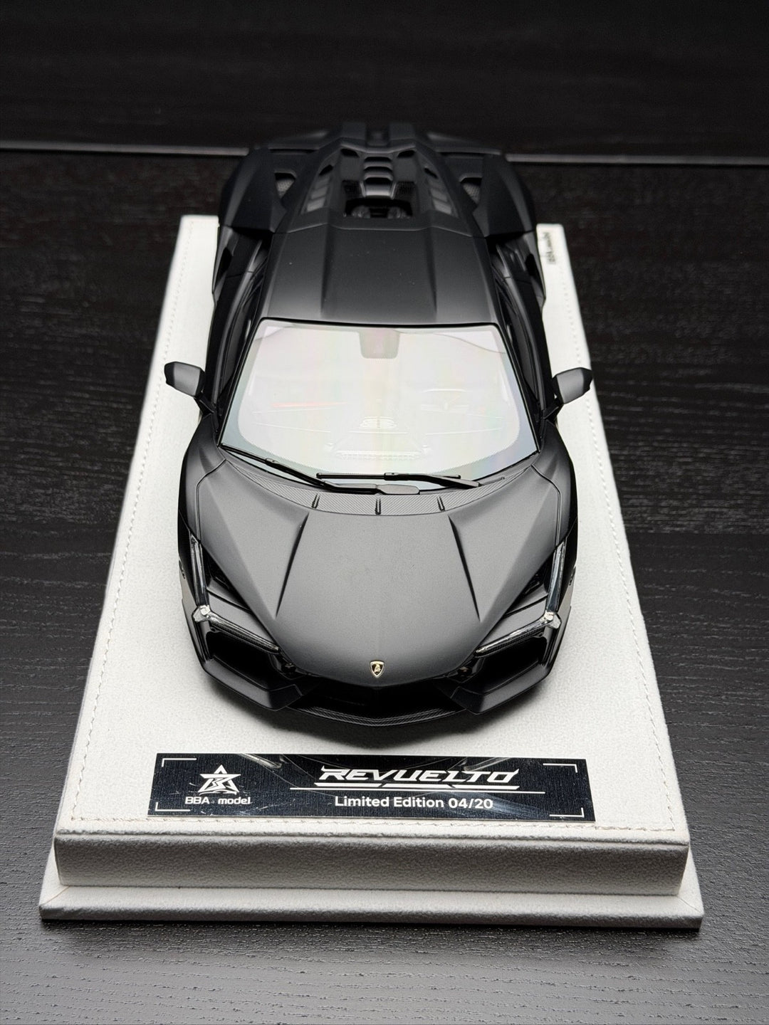 Lamborghini Revuelto (Matte Black) [BBA Model] 1/18 scale – Collectors ...