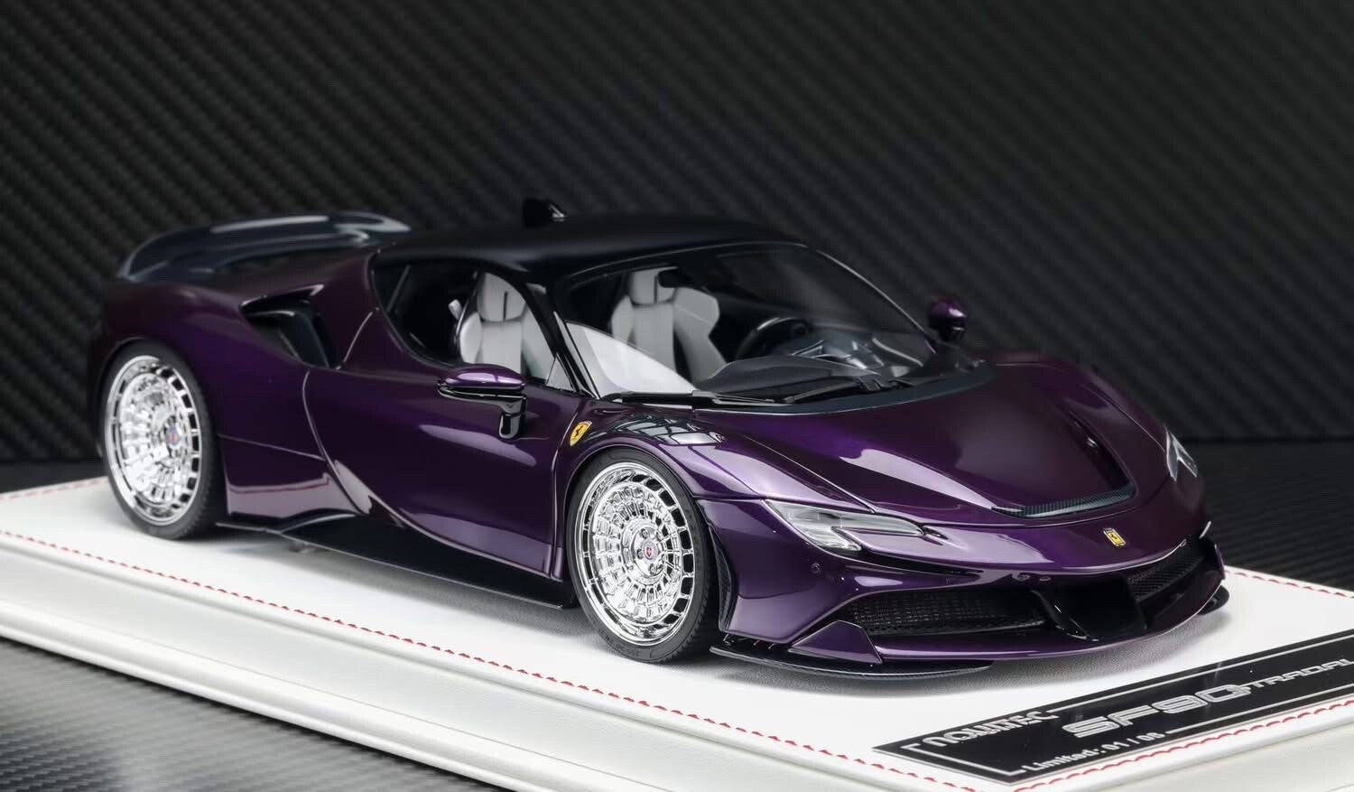 Ferrari SF90 Stradale NOVITEC (Metallic Purple) [Davis & Giovanni] 1:1 ...