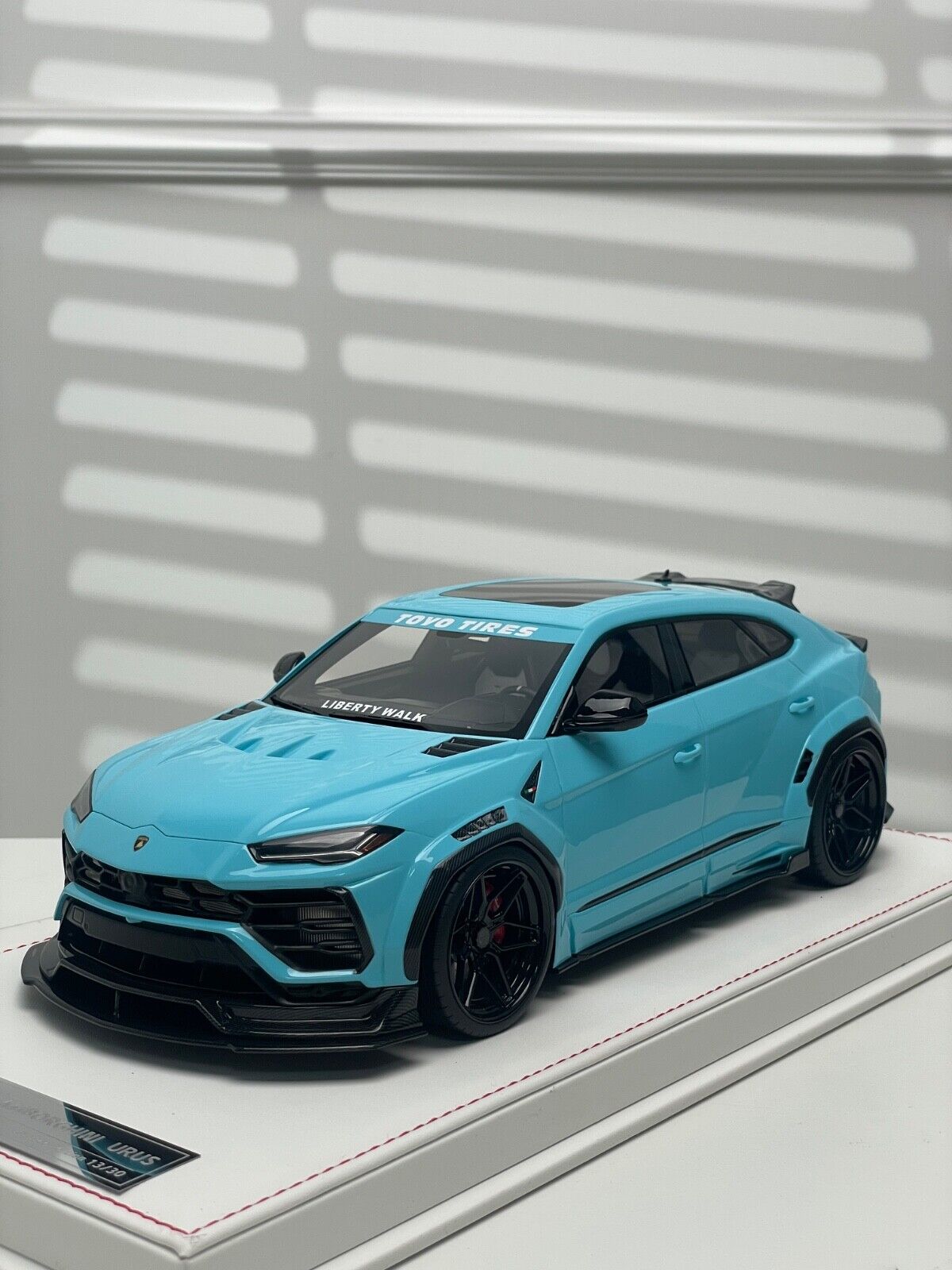 Lamborghini Urus LB-Works (Baby Blue) [IVY] 1/18 scale – Collectors Cartel