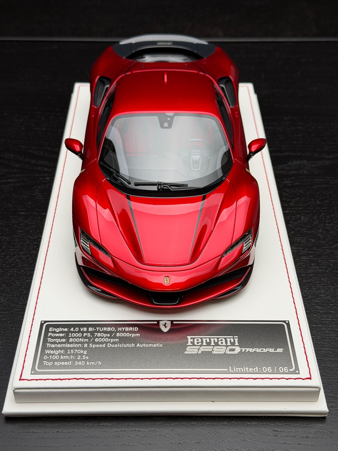 Ferrari SF90 Stradale (Candy Red) [Davis & Giovanni] 1:18 scale ...