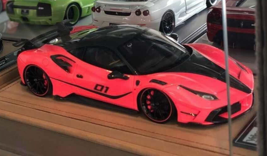 Ferrari 488 GTB Siracusa Mansory (Pink) [Veloce] 1/18 scale ...