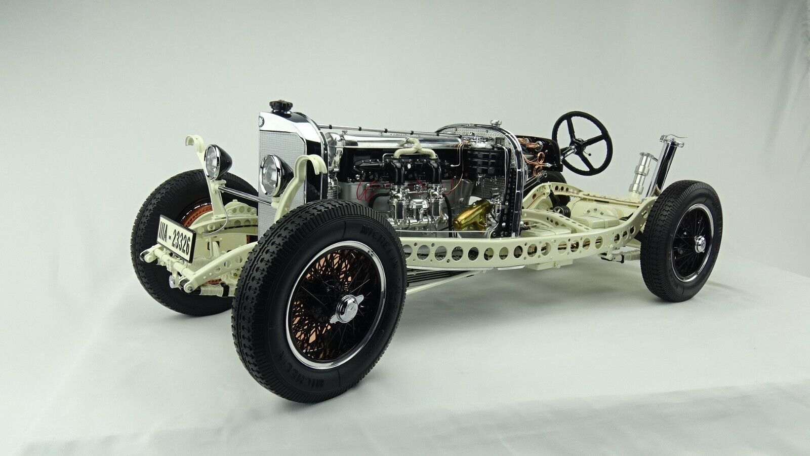 Mercedes-Benz 720 SSKL Rolling Chasis (Museum Quality Masterpiece) 1:5 ...