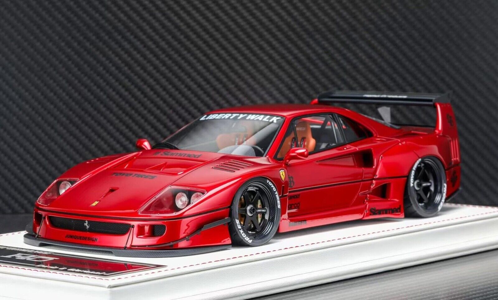 Ferrari F40 Liberty Walk (Candy Red) [Davis & Giovanni] 1/18 scale ...