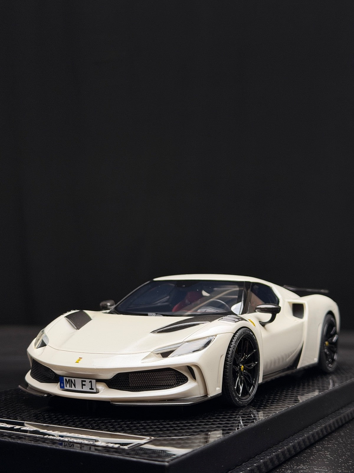 Ferrari 296 GTB N-LARGO NOVITEC (White) [VIP scale Models] 1/18 scale ...