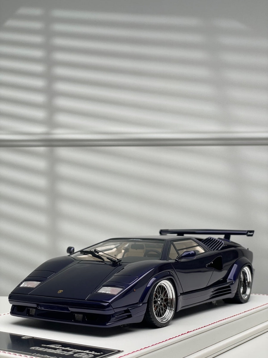 Lamborghini Countach 25th Anniversary (Purple) [Davis & Giovanni] 1/18 ...