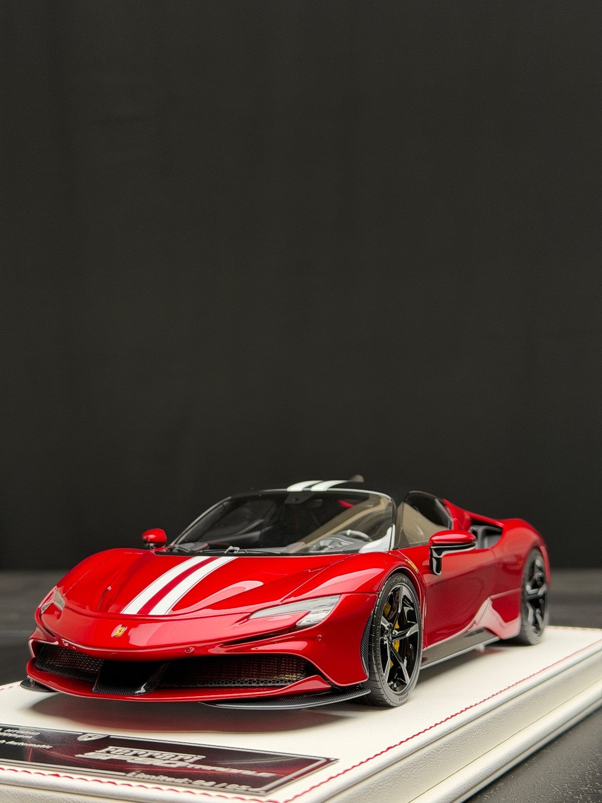 Ferrari SF90 Stradale (Candy Red/ White Stripes) [Davis & Giovanni] 1 ...