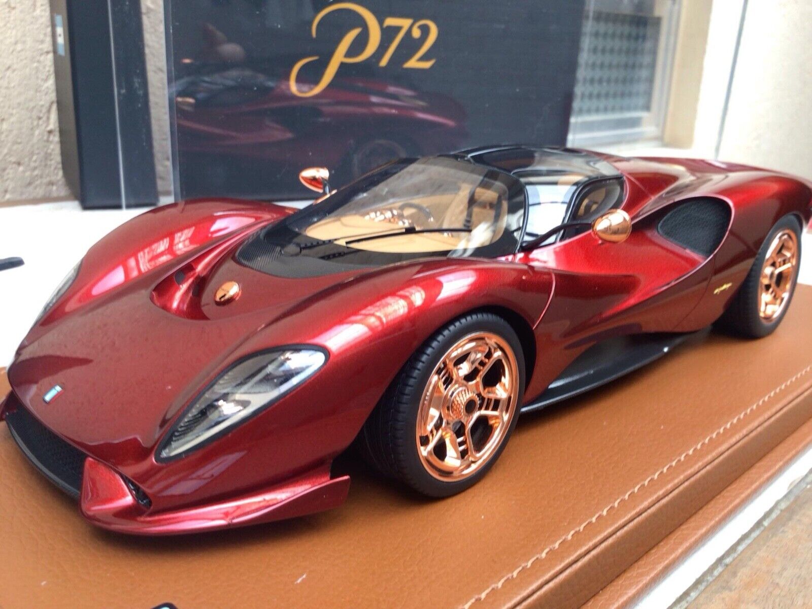De Tomaso P72 (Soul Red) [PEAKO] 1:18 scale – Collectors Cartel