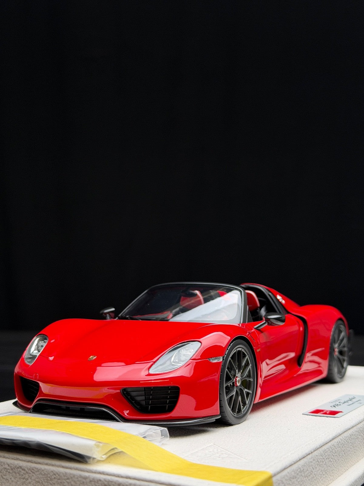 Porsche 918 Spyder Weissach (Red) [MakeUp Eidolon] 1/18 scale ...